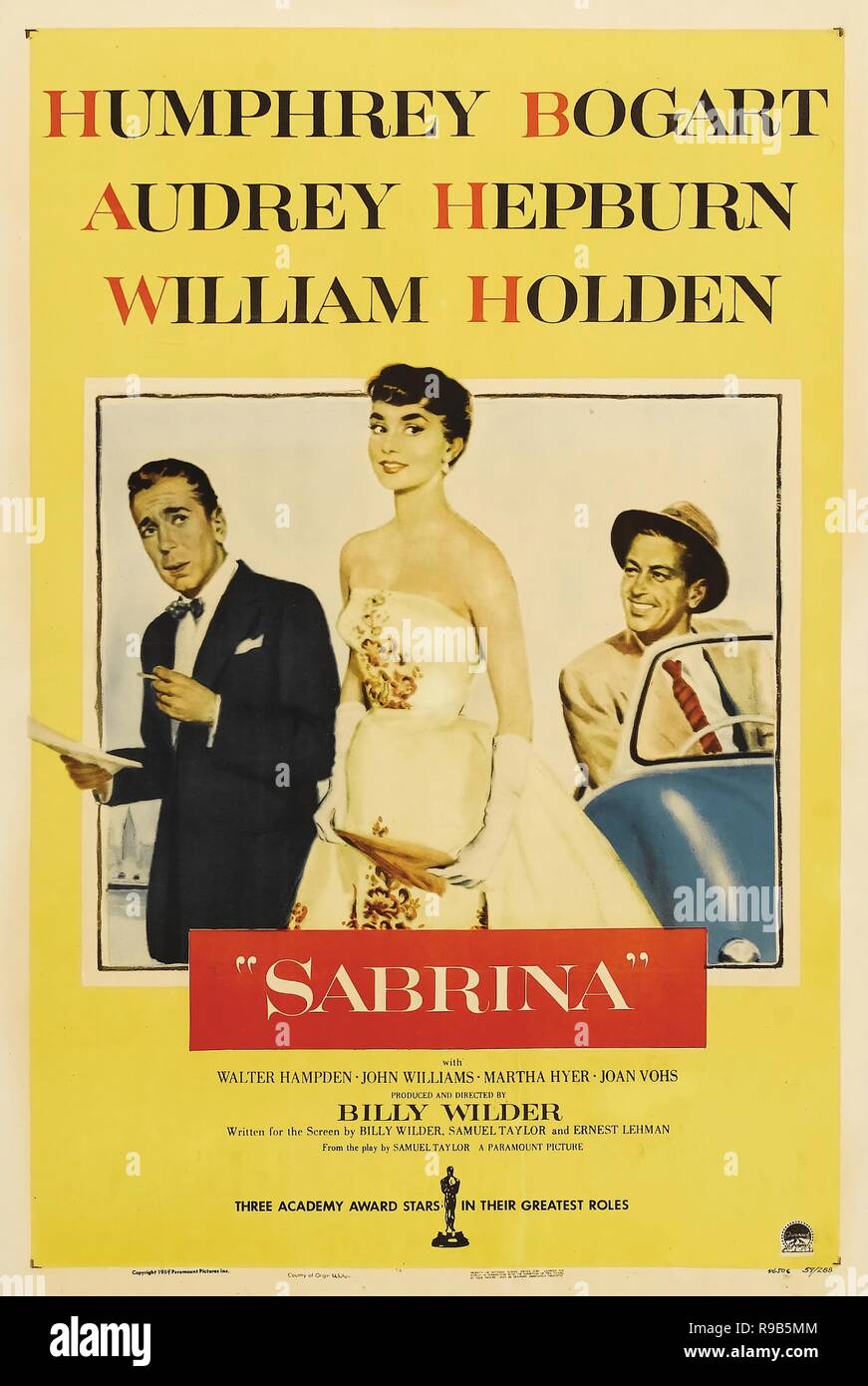 Original film title: SABRINA. English title: SABRINA. Year: 1954. Director: BILLY WILDER. Credit ...