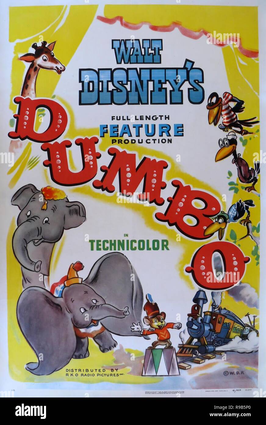 1941 dumbo film poster hi-res stock photography and images - Alamy