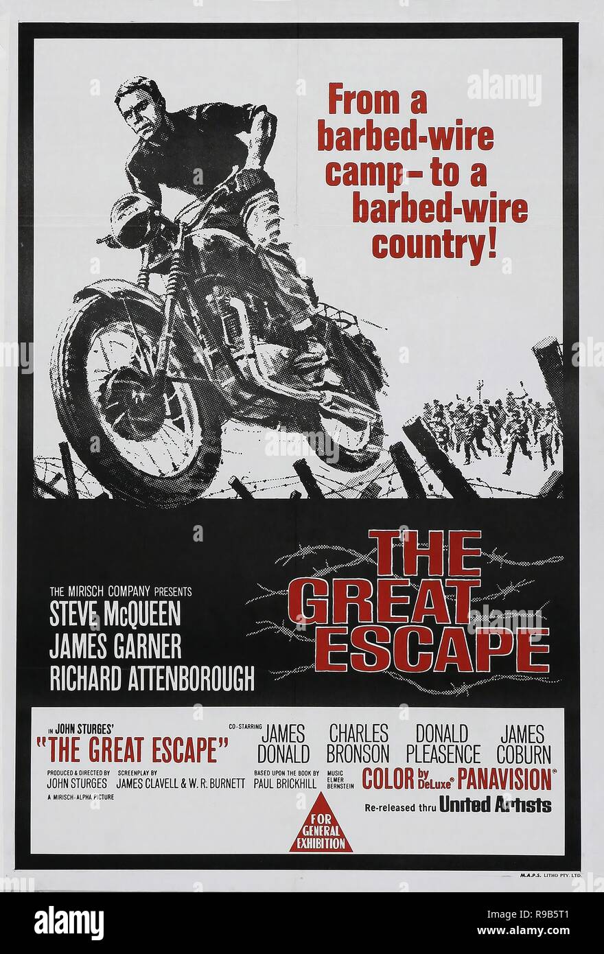 The great escape 1963 poster hi-res stock photography and images - Alamy