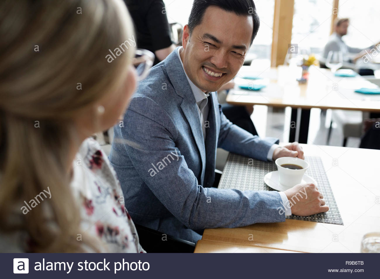 Happy colleague hi-res stock photography and images - Alamy