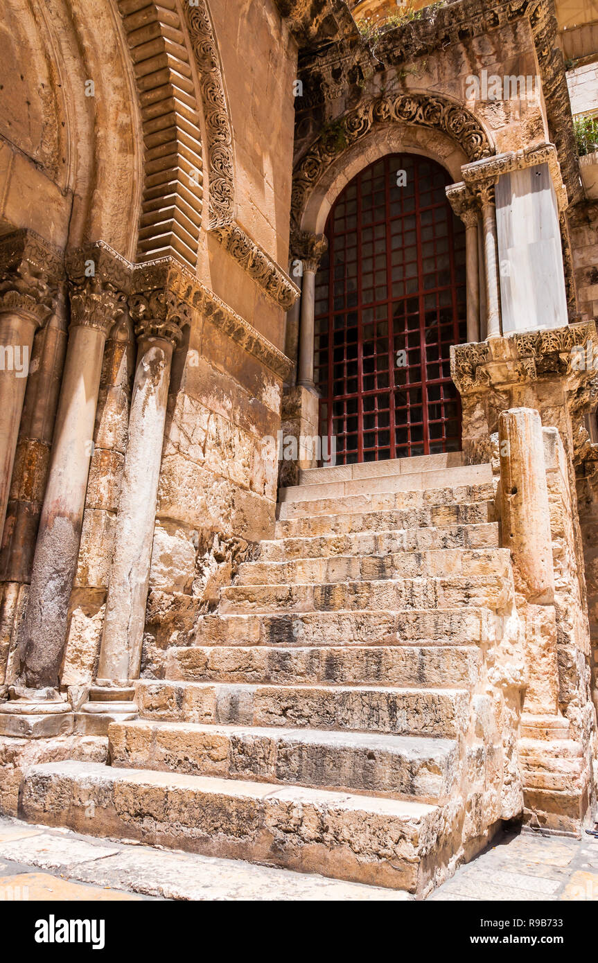 Stairs leading to the church door hi-res stock photography and images ...