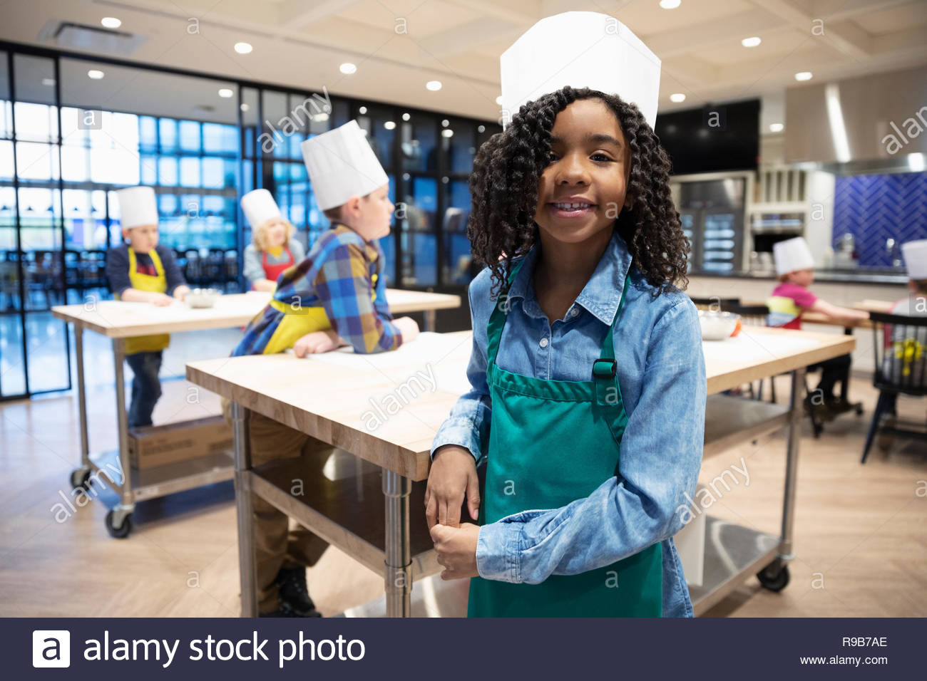 Portrait of girl with hat hi-res stock photography and images - Alamy