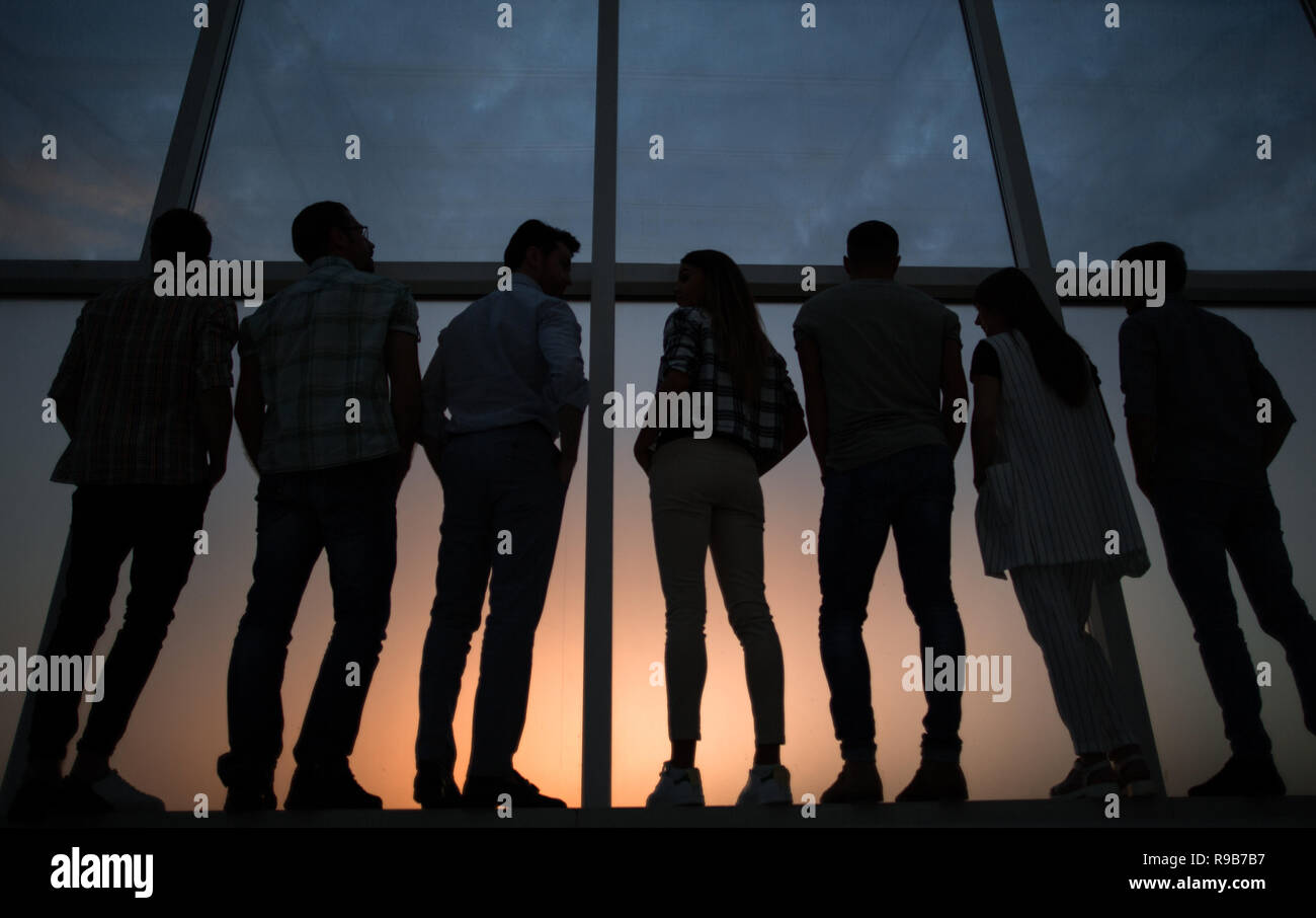 Stand attention team confident hi-res stock photography and images - Alamy