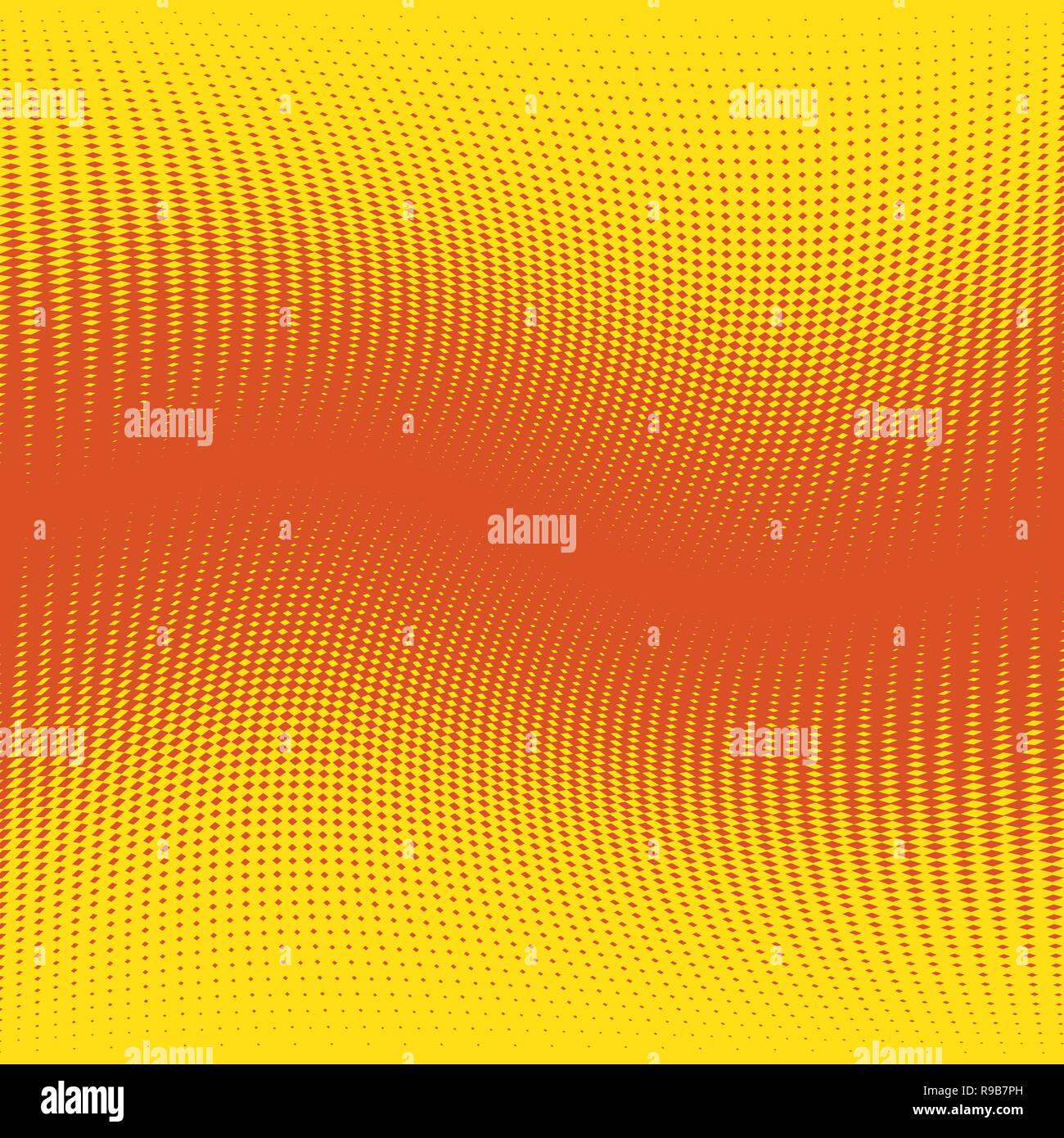 Orange background with halftone effect. Vector illustration. Abstract ...
