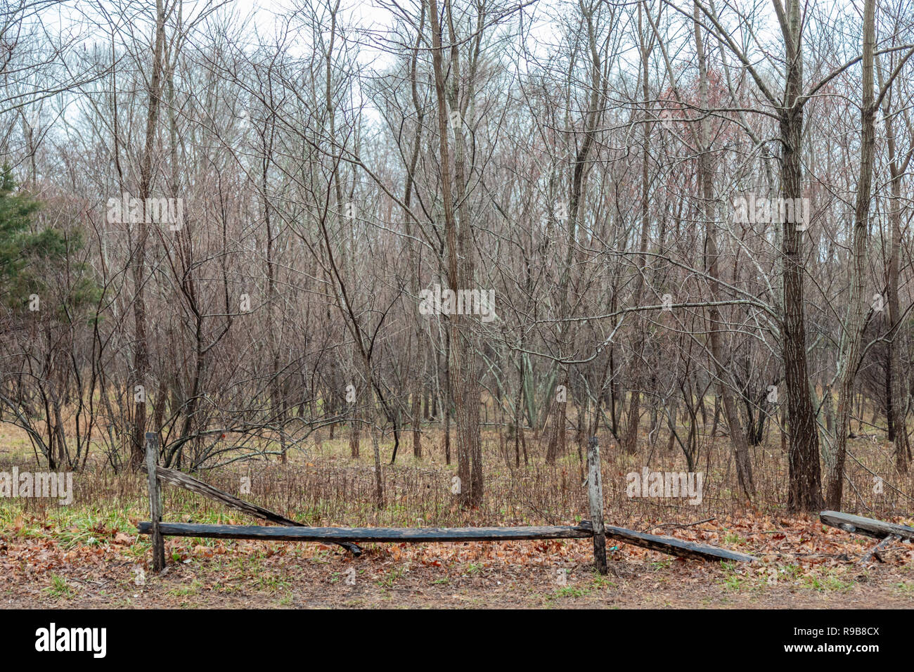 Broken fence posts hi-res stock photography and images - Alamy