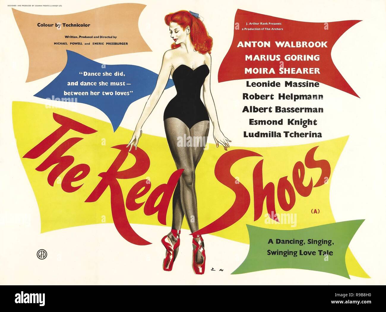 The red shoes film poster hi-res stock photography and images - Alamy