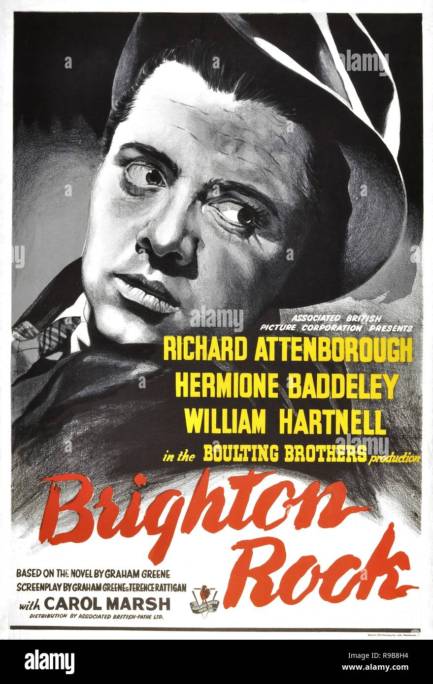 Brighton rock film poster hi-res stock photography and images - Alamy