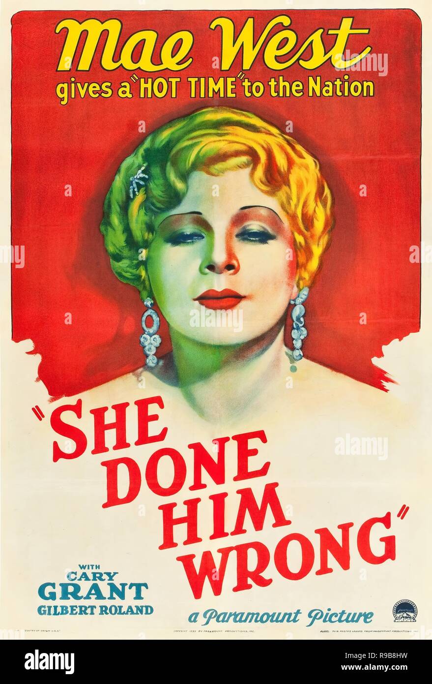 Original film title: SHE DONE HIM WRONG. English title: SHE DONE HIM ...