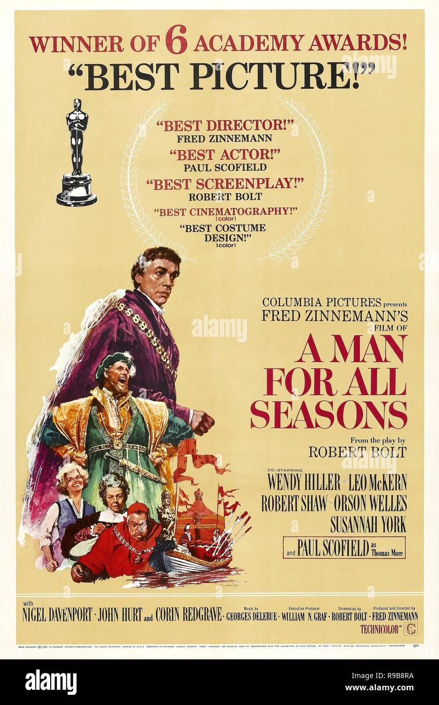 Original film title: A MAN FOR ALL SEASONS. English title: A MAN FOR ...