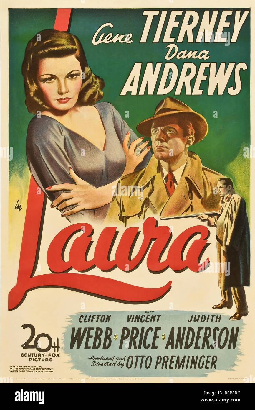 Original film title: LAURA. English title: LAURA. Year: 1944. Director ...