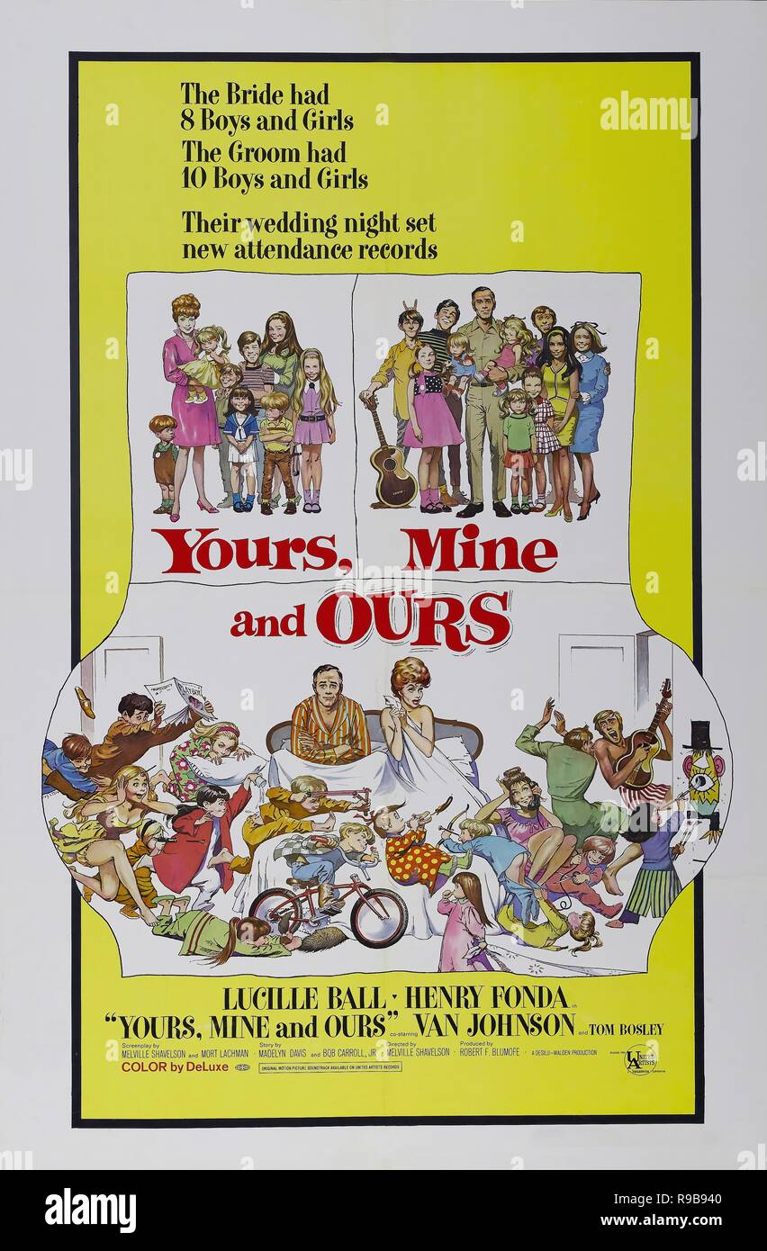Original film title: YOURS, MINE AND OURS. English title: YOURS, MINE ...