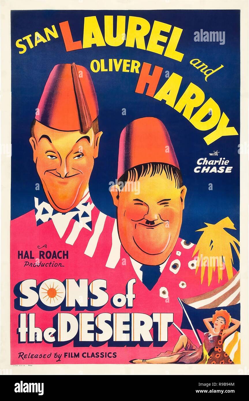 Original film title: SONS OF THE DESERT. English title: SONS OF THE ...