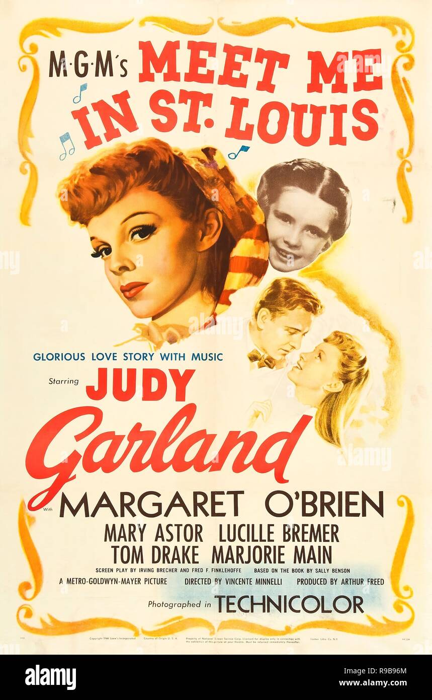 Film meet me in st louis 1944 poster hi-res stock photography and ...