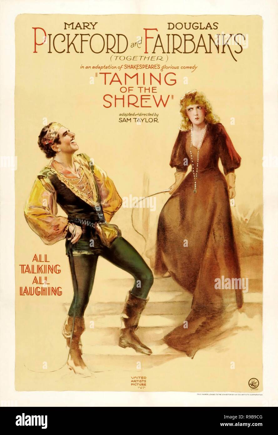 Shakespeare taming of the shrew poster hi-res stock photography and ...