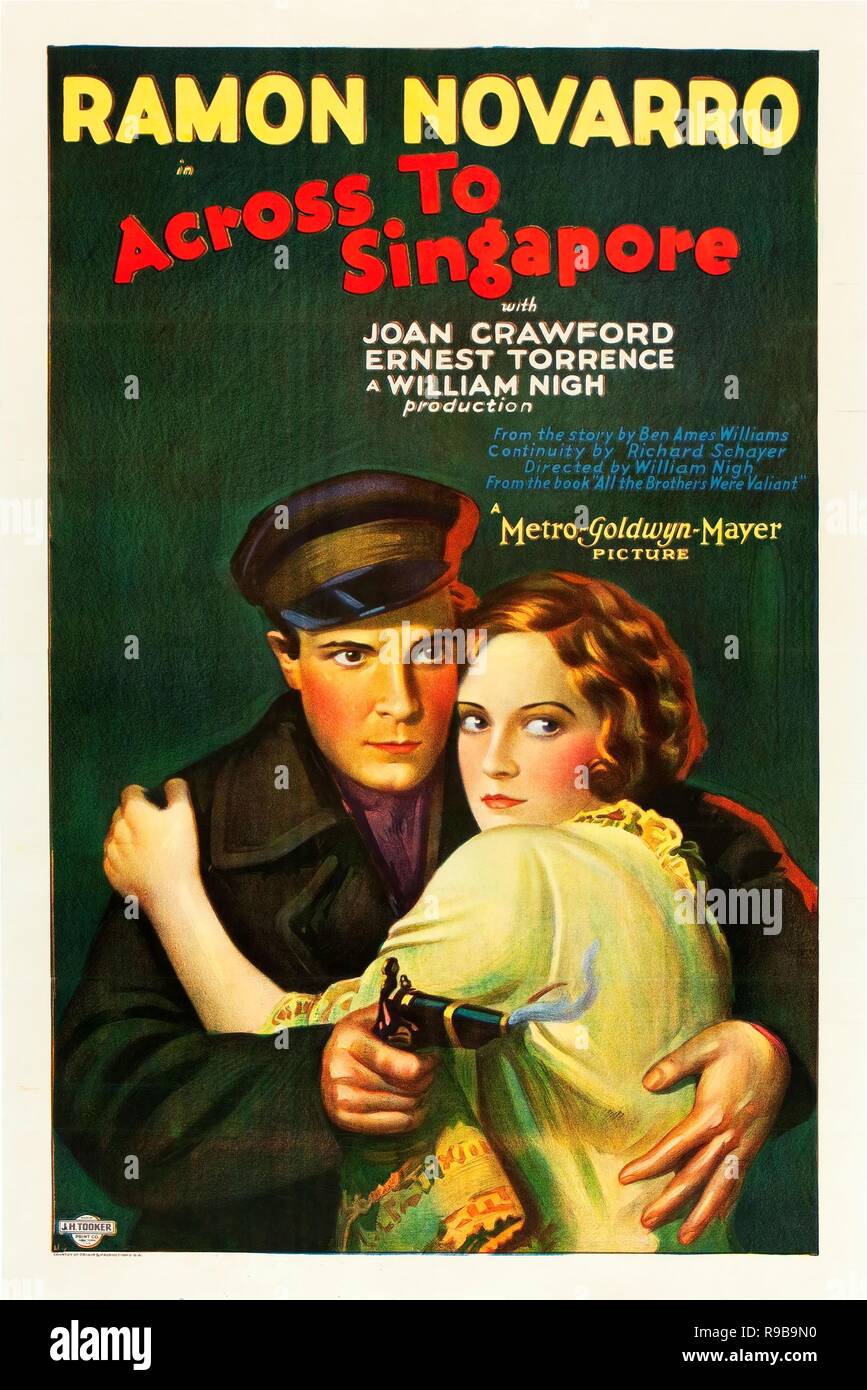 Original film title: ACROSS TO SINGAPORE. English title: ACROSS TO ...