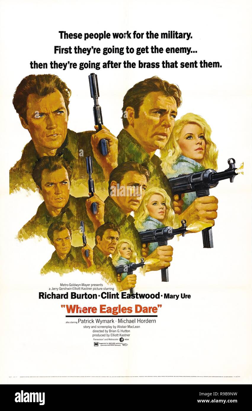 Original film title: WHERE EAGLES DARE. English title: WHERE EAGLES DARE. Year: 1968. Director ...