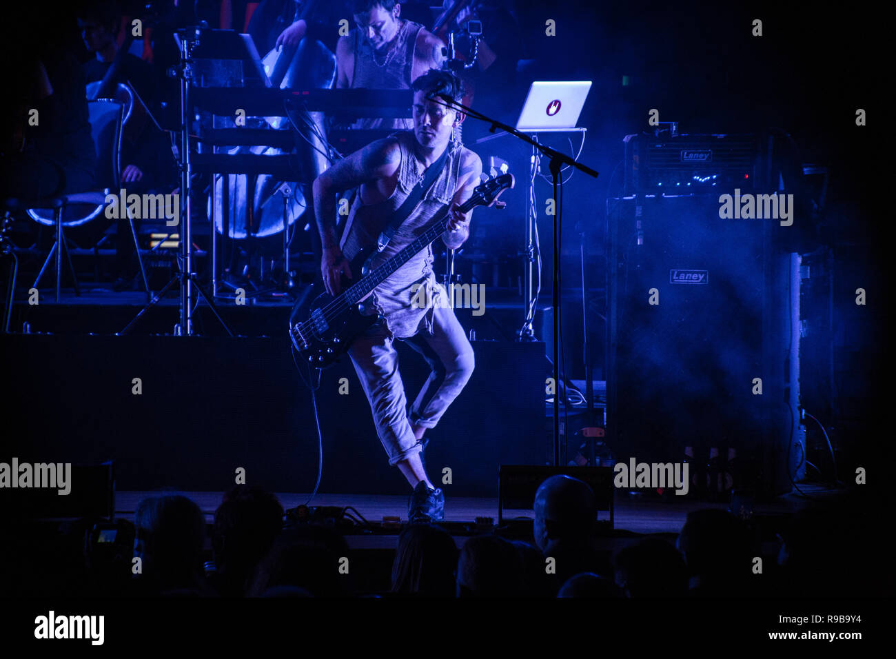 Gary Numan with the Skaparis Orchestra live at Manchester Brigewater ...