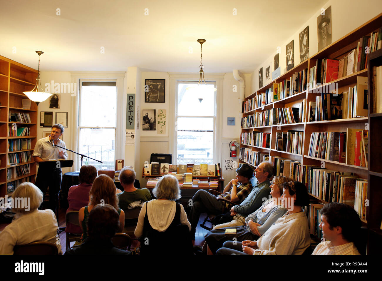 USA, California, San Francisco, author Adam Ross reads from his recent ...