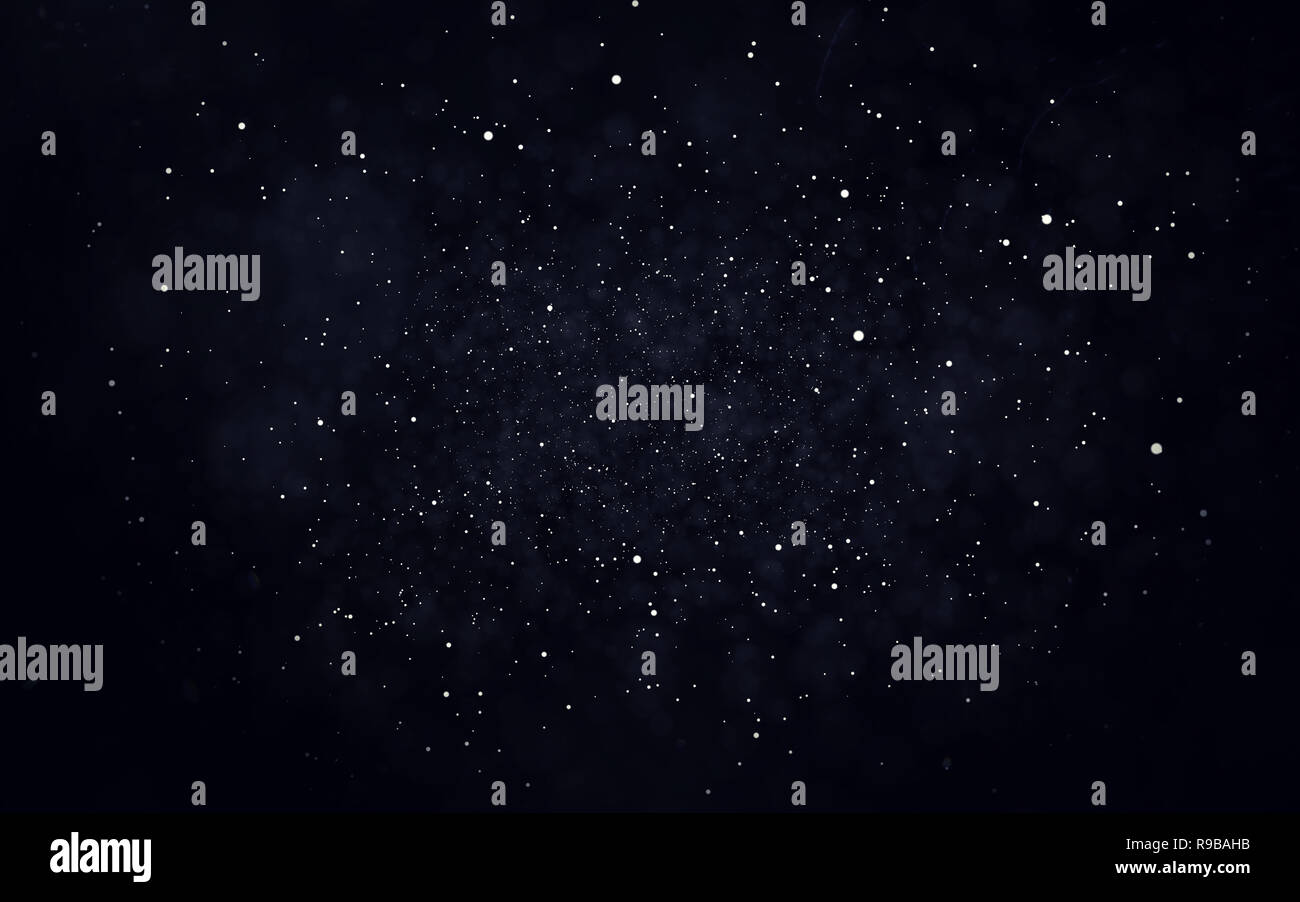 Abstract star dust particle background. 3D illustration Stock Photo - Alamy