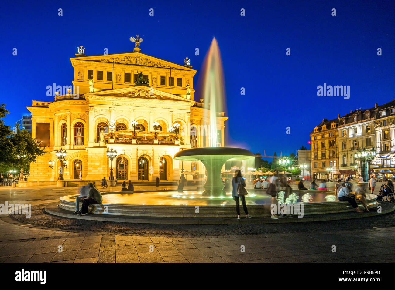 Opera Square, Frankfurt am Main, Germany Stock Photo - Alamy