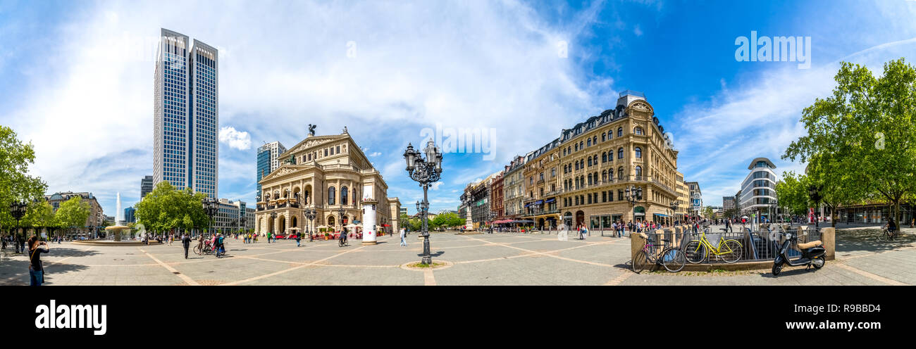 Opera Square, Frankfurt am Main, Germany Stock Photo - Alamy