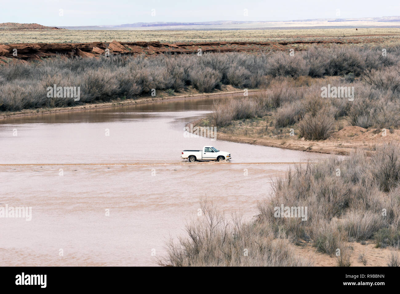 Flooded dirt road in hi-res stock photography and images - Alamy