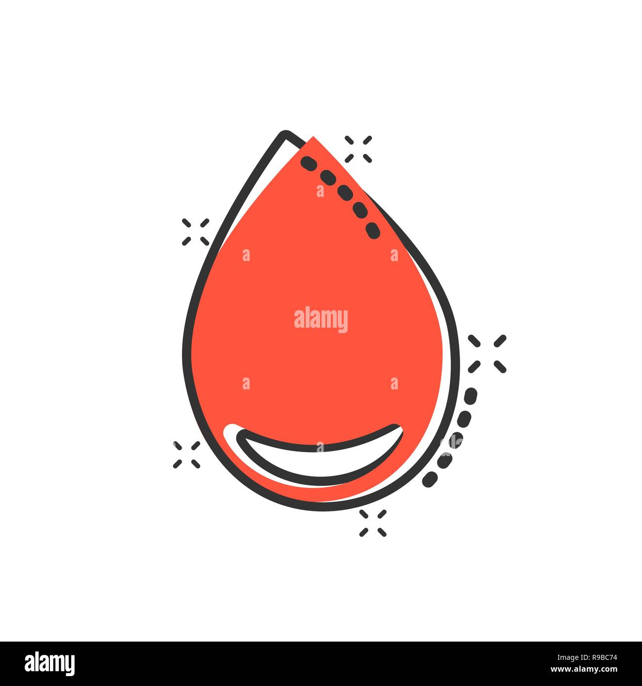 Cartoon water droplet hi-res stock photography and images - Alamy