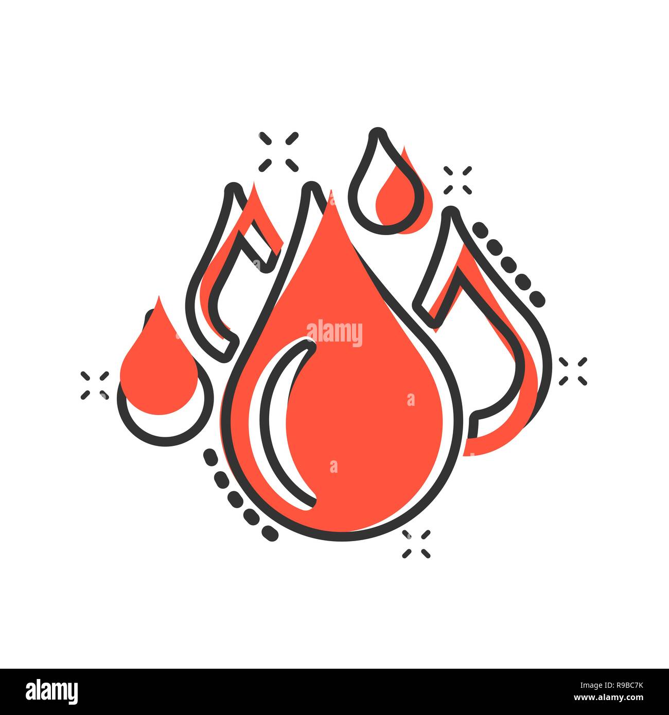 Cartoon water droplet hi-res stock photography and images - Alamy