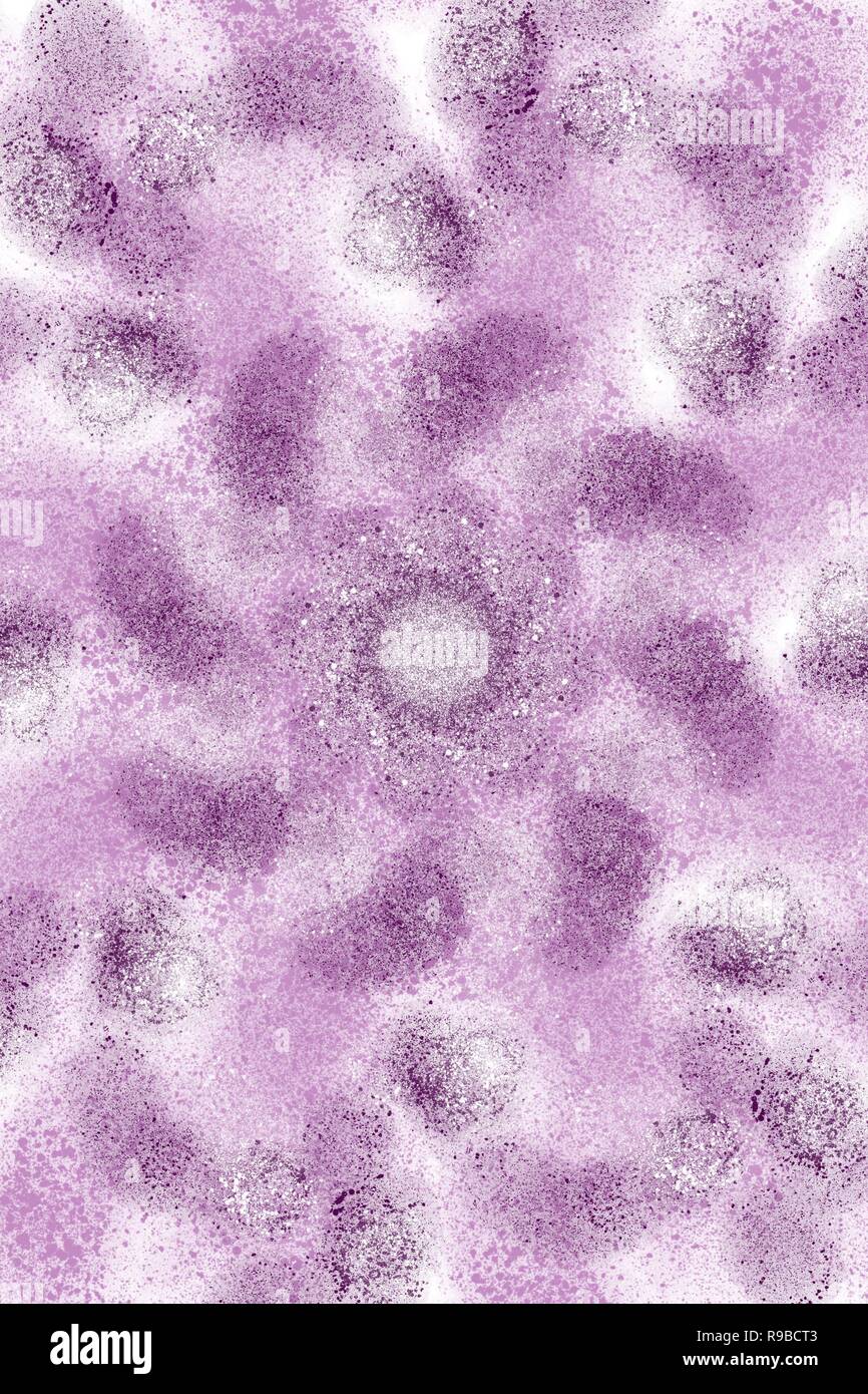 violet purple abstract mandala circle hand drawn watercolor background ...