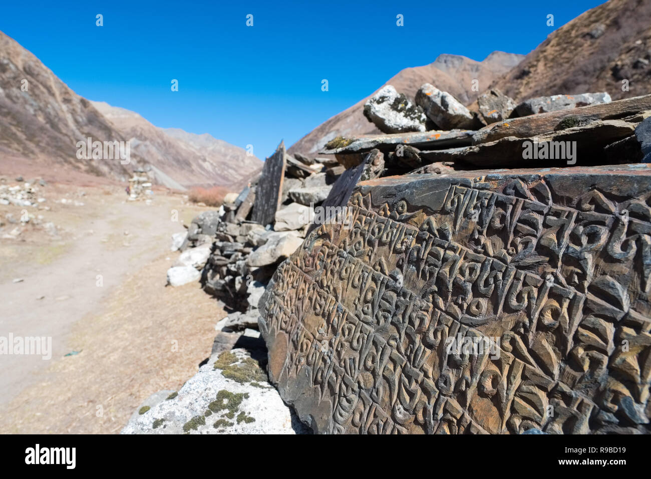 Buddhist stone inscriptions hi-res stock photography and images - Alamy