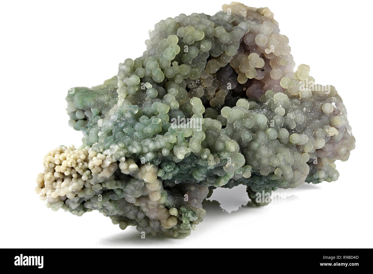 chalcedony (botryoidal grape agate) from Mamuju, Indonesia isolated on ...