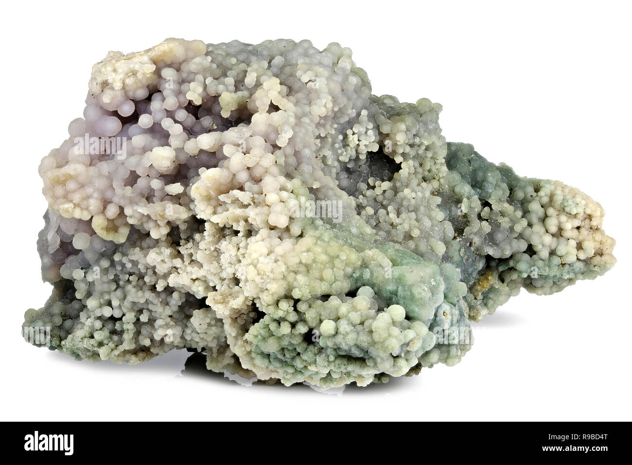 chalcedony (botryoidal grape agate) from Mamuju, Indonesia isolated on ...