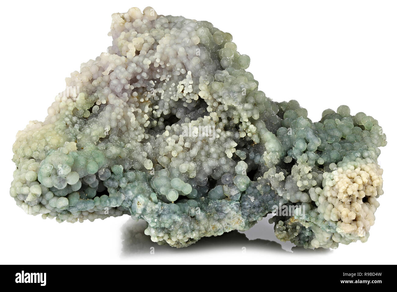 chalcedony (botryoidal grape agate) from Mamuju, Indonesia isolated on ...