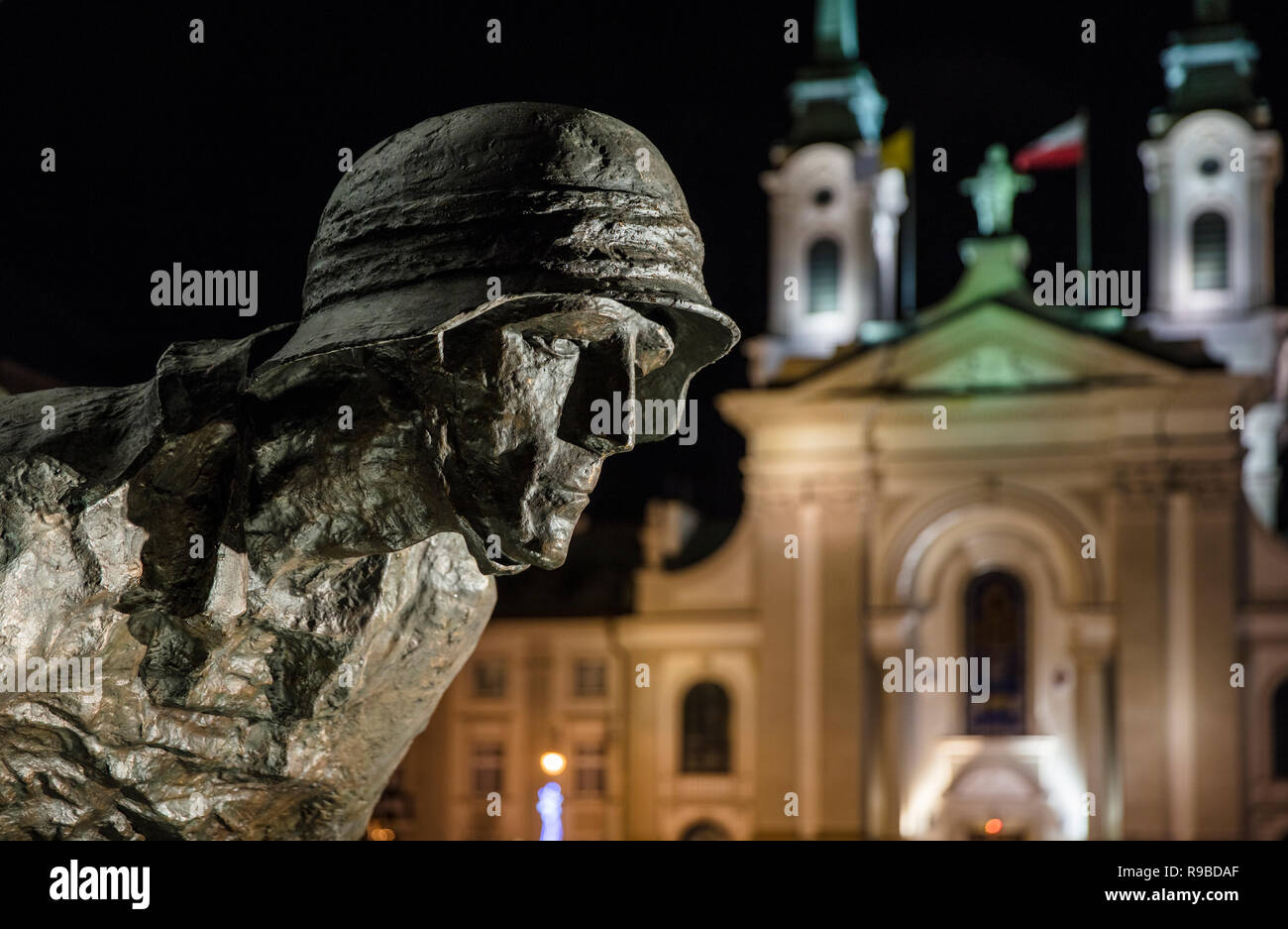 Warsaw, Poland, Europe, December 2018, Warsaw Uprising Memorial in ...