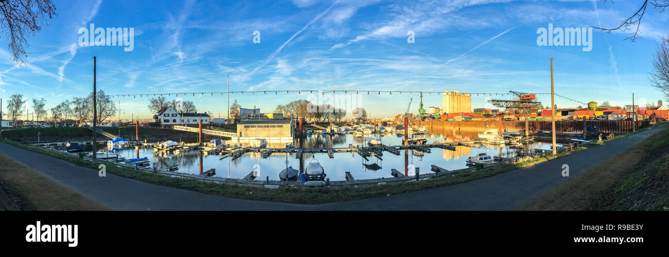 Marina, Gernsheim, Germany Stock Photo - Alamy