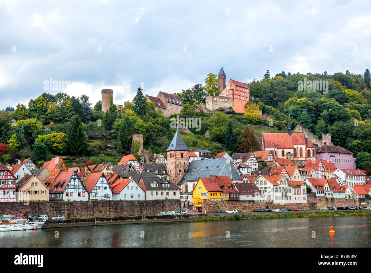 Hirschhorn am Neckar, Germany Stock Photo - Alamy