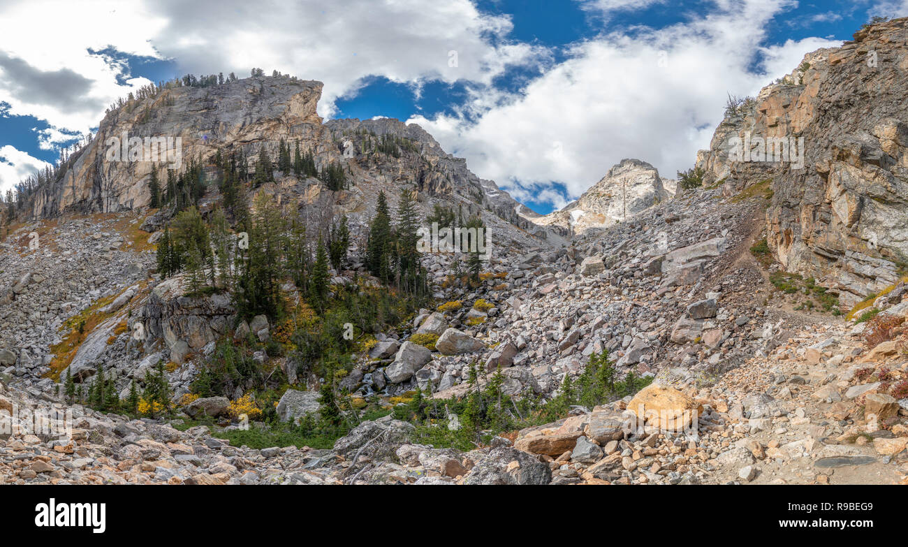 Hiking Garnet Canyon Trail Hike The Grand Tetons National Park in ...
