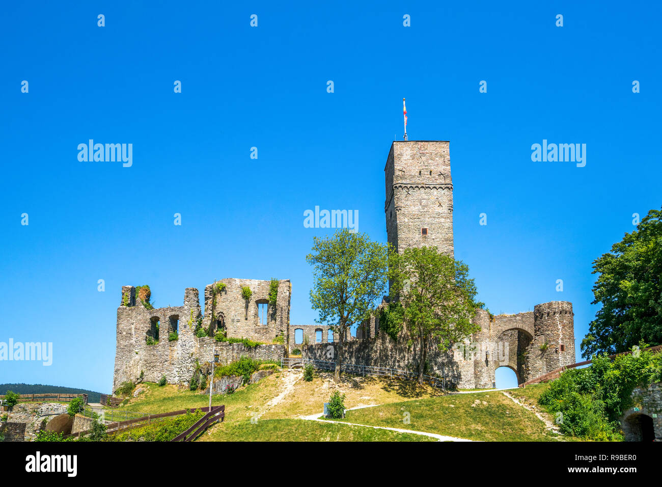 Castle, Königstein im Taunus, Germany Stock Photo - Alamy