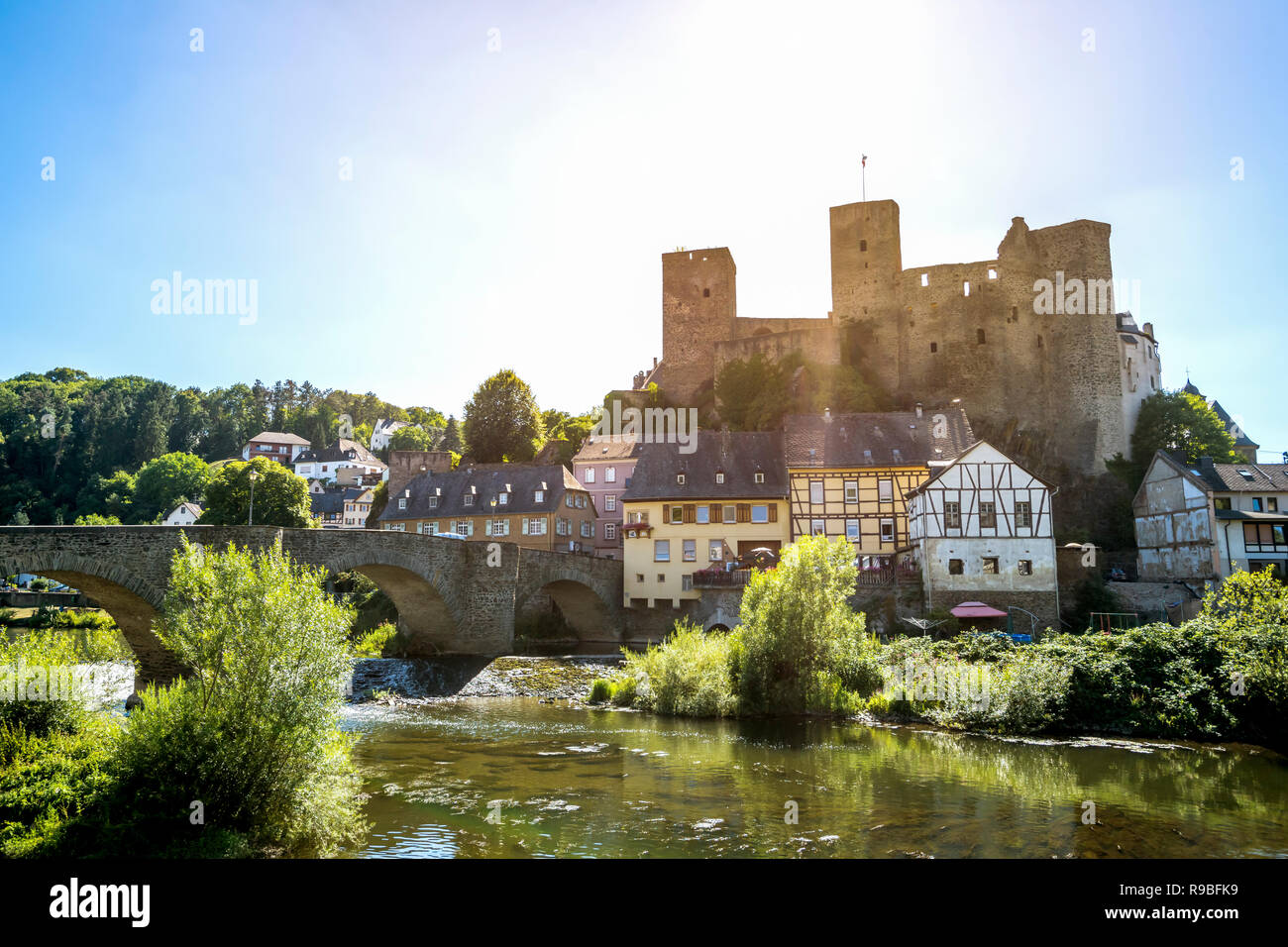 Runkel on the lahn river hi-res stock photography and images - Alamy
