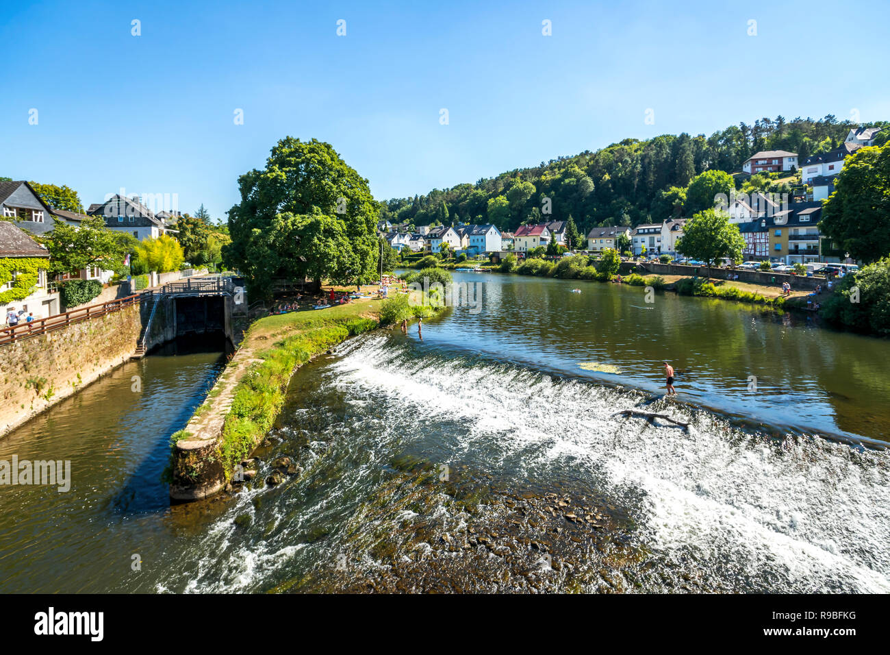 Runkel on the lahn river hi-res stock photography and images - Alamy