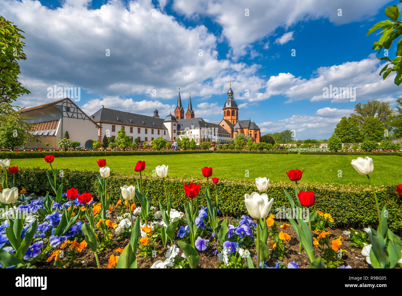 Abbey Seligenstadt, Germany Stock Photo - Alamy