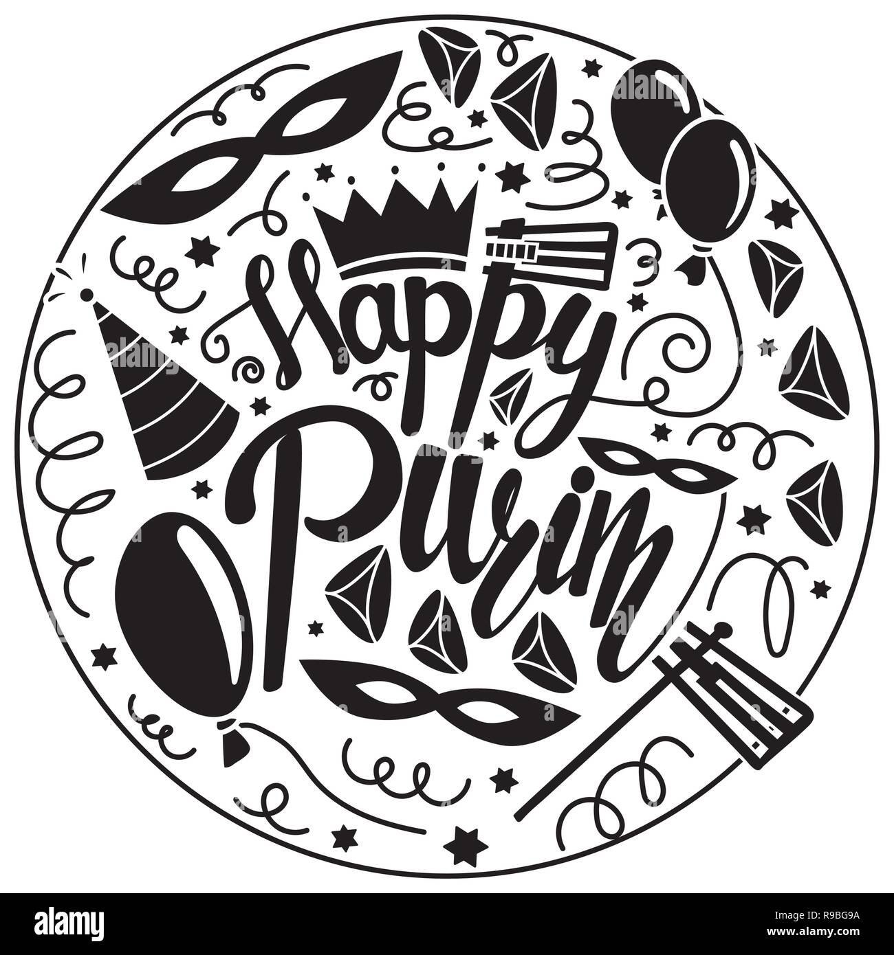 Purim illustration hi-res stock photography and images - Alamy
