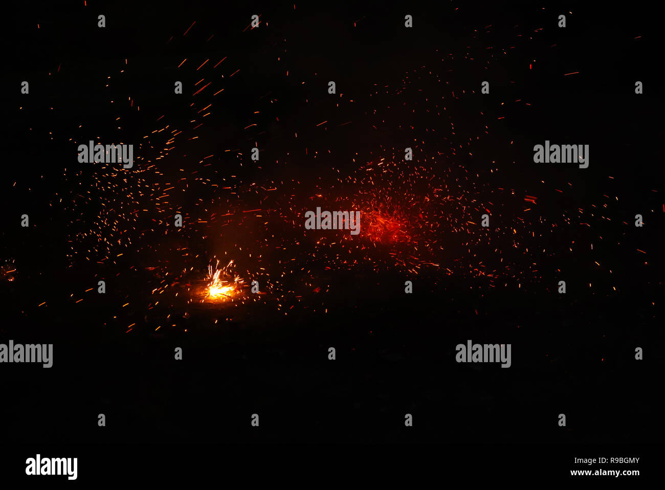 Diwali Festival Celebration Fireworks Stock Photo - Alamy