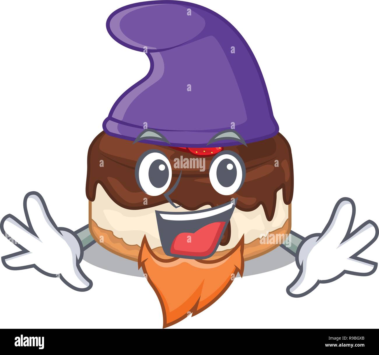 Elf cartoon cake delicious that a berries Stock Vector Image & Art - Alamy