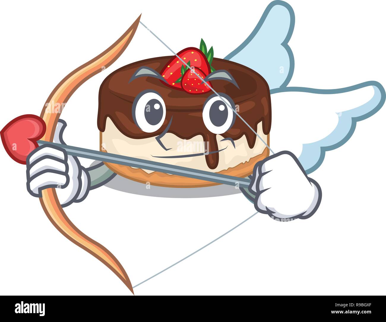 Layered angel cake Stock Vector Images - Alamy