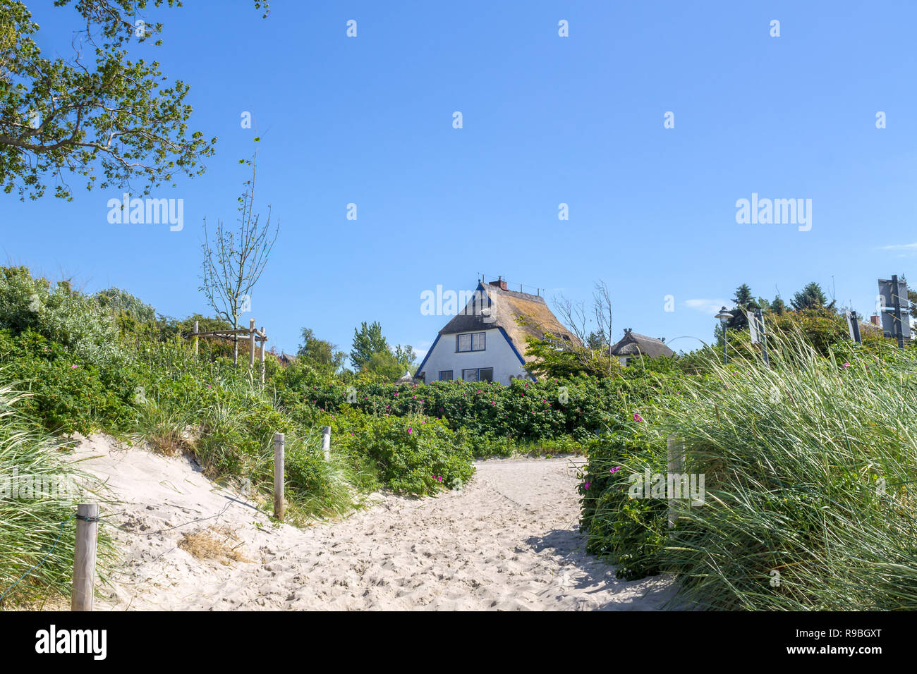 Beautiful beach in ahrenshoop baltic hi-res stock photography and ...