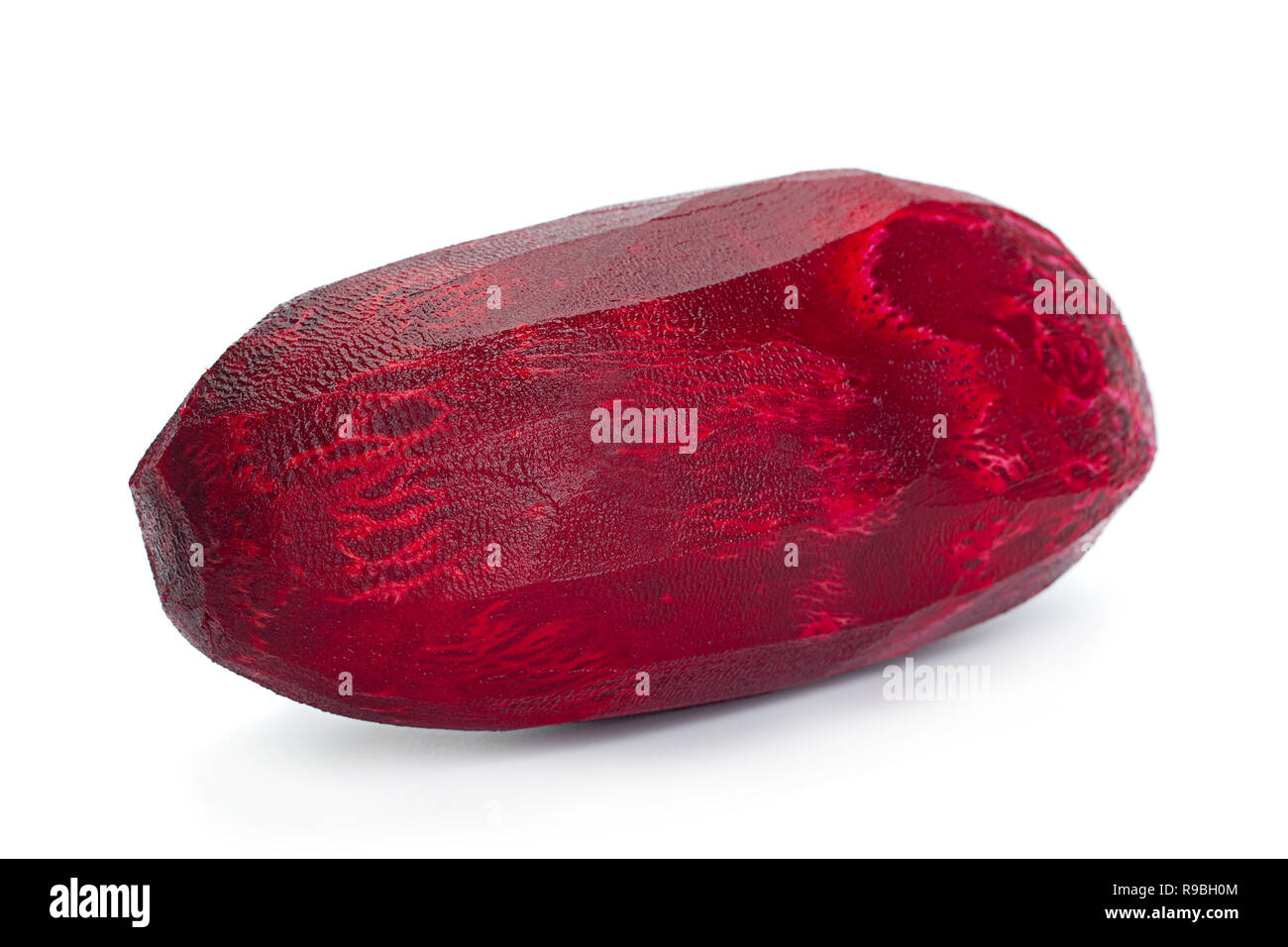 Long beet root closeup isolated on white background Stock Photo - Alamy