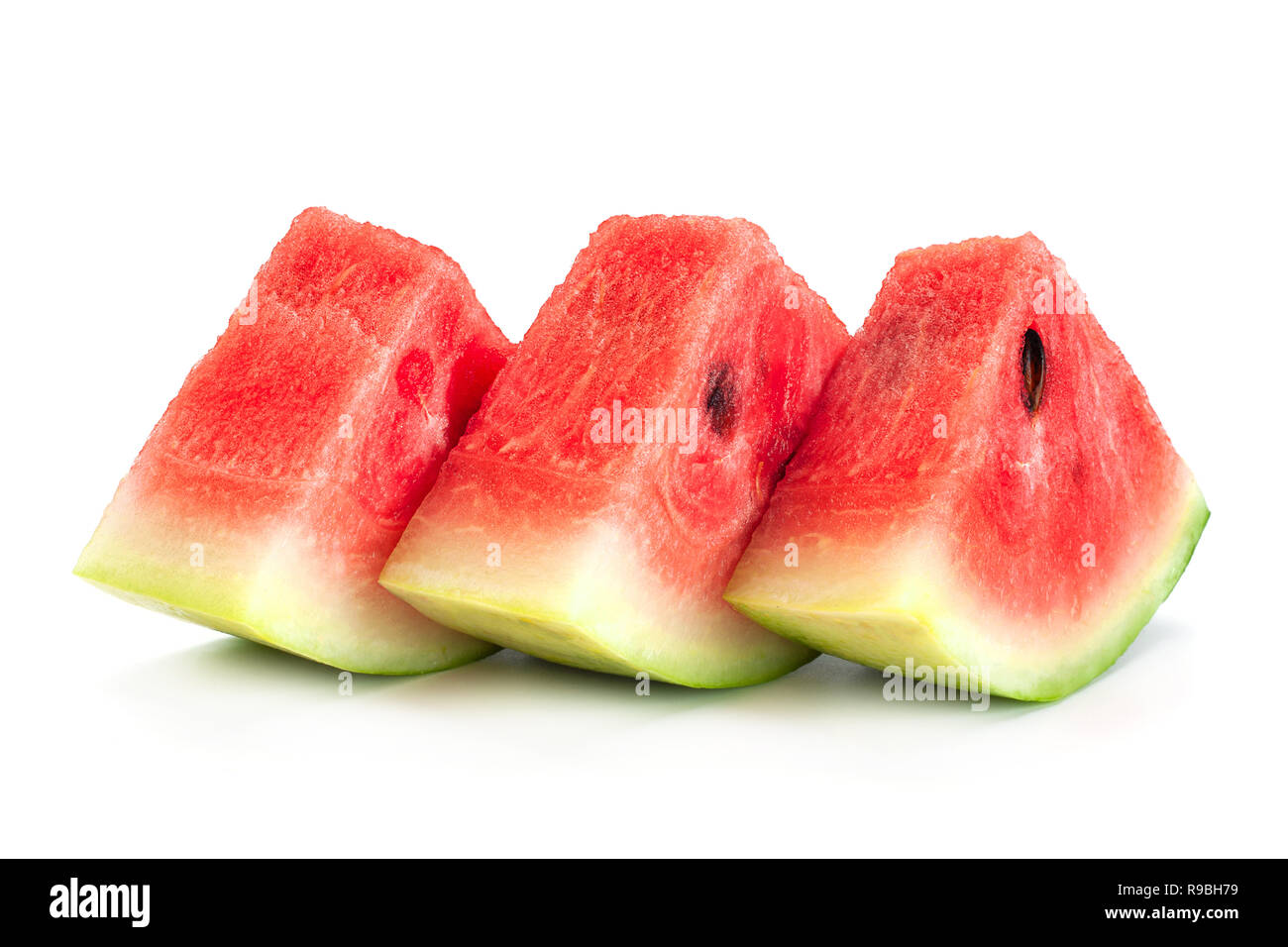 Oval watermelon closeup isolated on white background Stock Photo - Alamy