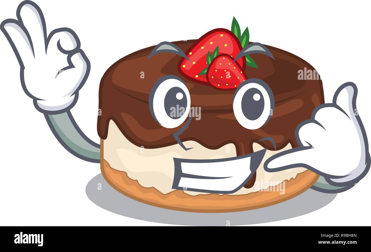 Cooking sponge cake berries Stock Vector Images - Alamy