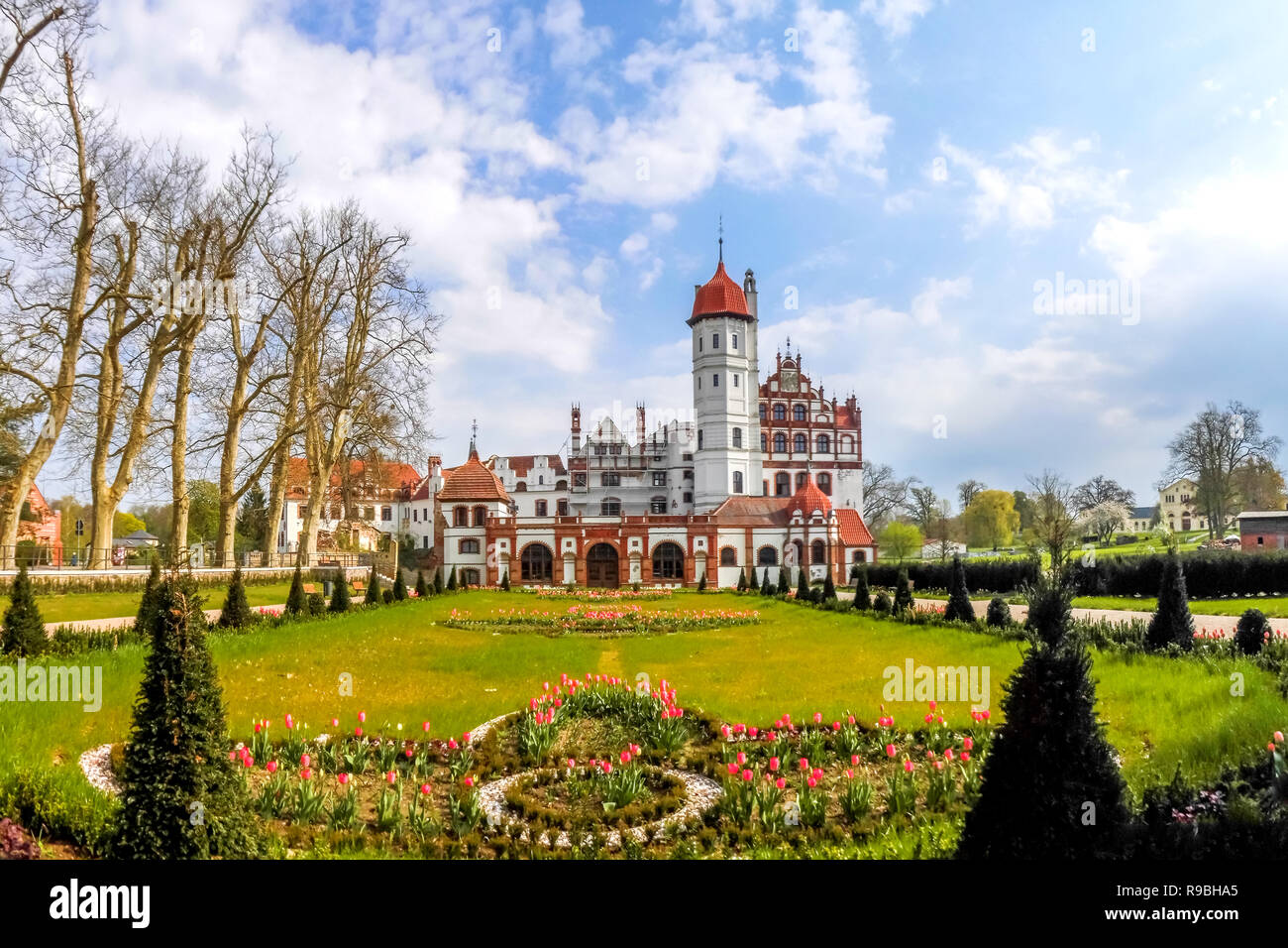 Castle Basedow, Germany Stock Photo - Alamy